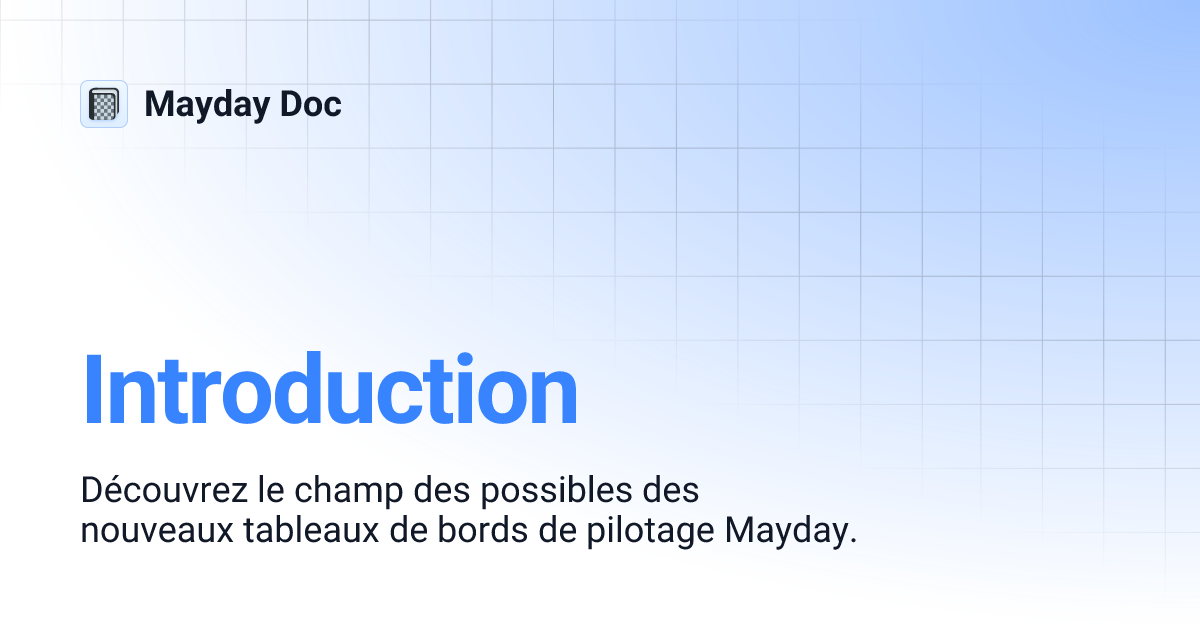 Introduction | Mayday Doc